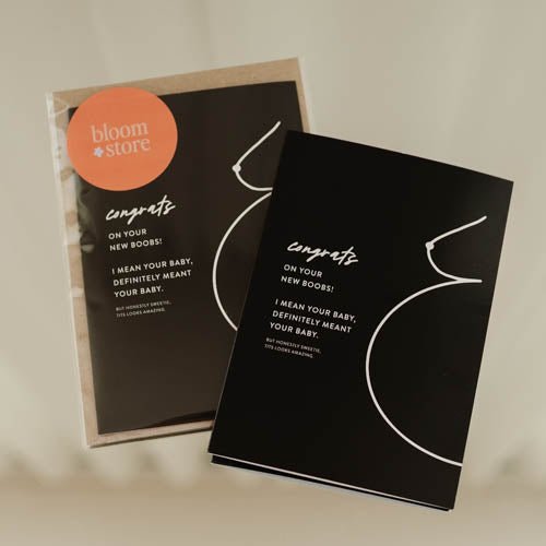 Congrats on your boobs Card – Bloom Store